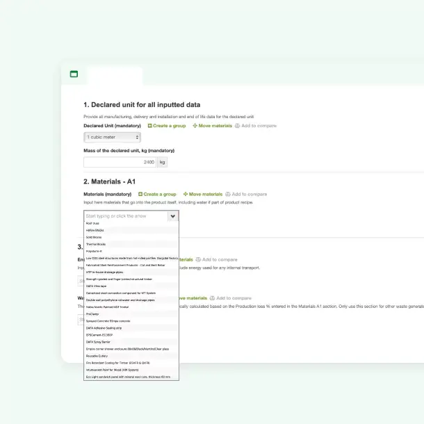 Concrete EPD Generator | One Click LCA